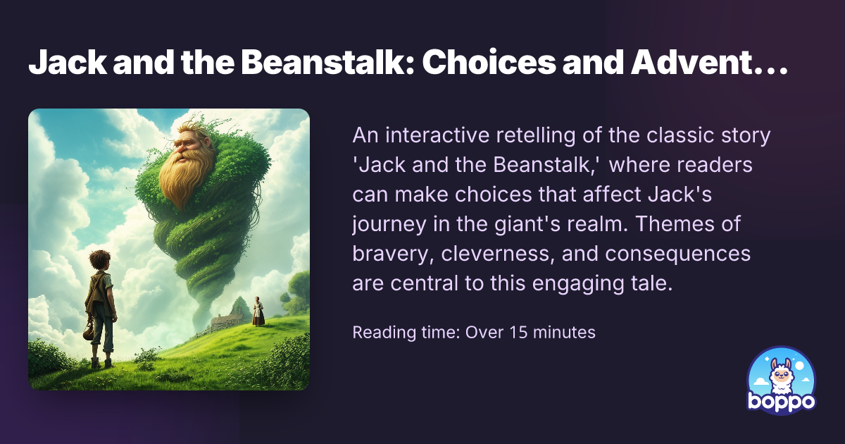 Jack and the Beanstalk: Choices and Adventures - Interactive Children's ...